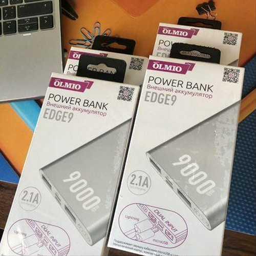 Внешний аккумулятор, power bank edge9, 9000mAh, ol