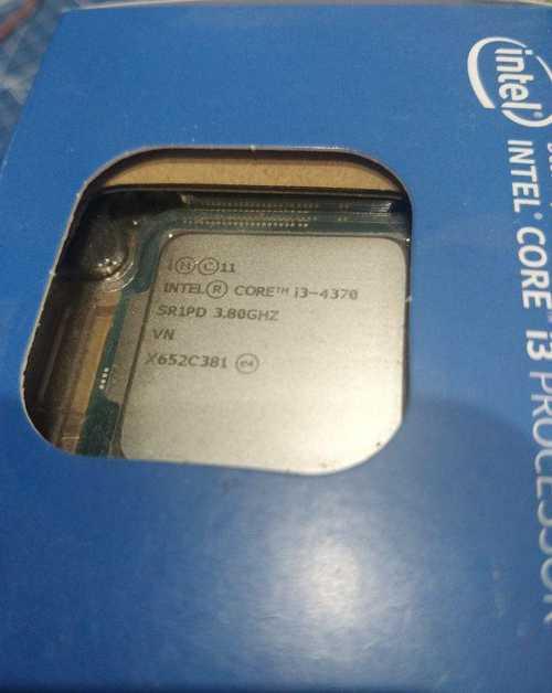Процессор i3-4370 lga1150 box
