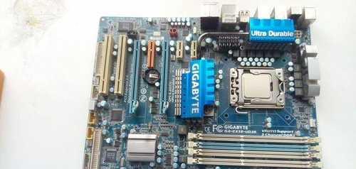 Материнская плата Gigabyte + Процессор i7-920