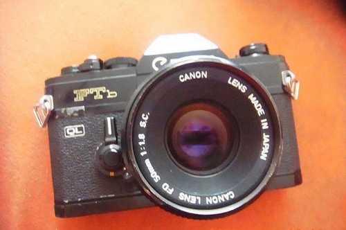 Canon FTb пленочный фотоаппарат