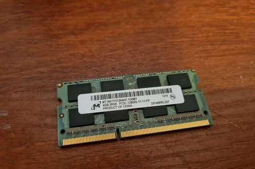 Оперативная память для ноутбука DDR3 4 GB 1600MHz