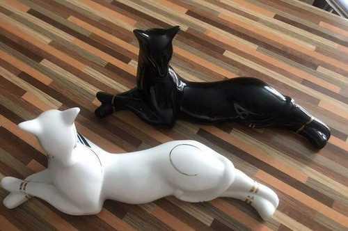 Фарфоровые статуэтки кошки