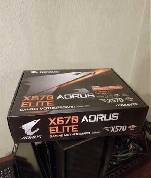 Материнская плата Gigabyte x570 Aorus Elite (AM4)