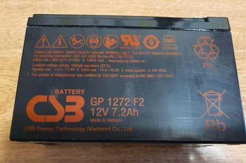 Аккумуляторы для ибп CSB GP 1272 F2