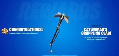 Fortnite) Catwoman's Claw Pickaxe. Код на крику же