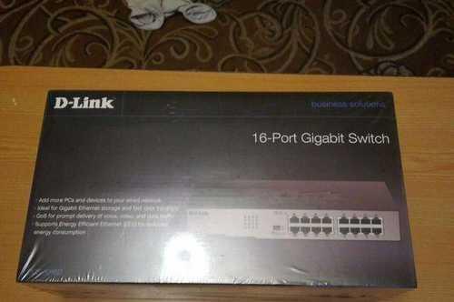 Dlink dsg-1016d свич 16портов гигабит