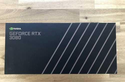 Коробка от видеокарты nvidia RTX 3080 founders
