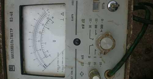 Милливольтметр радиолюбительский В3-48 | Festima.Ru – частные объявления