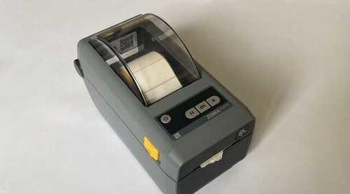 Термальный принтер этикеток zebra ZD410 серый