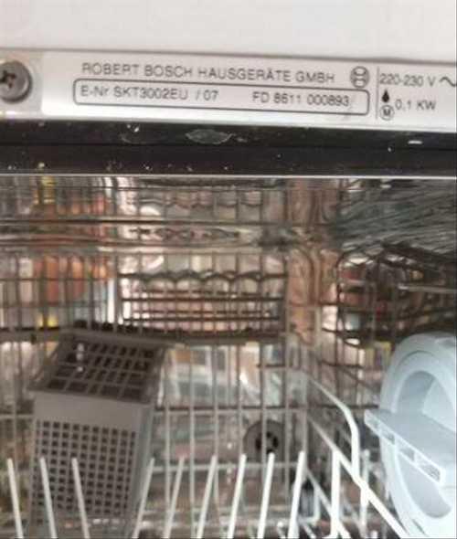 Настольная посудомоечная машина Bosch