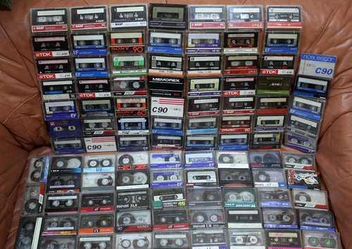 97 аудиокассет с записями. 80-90-е