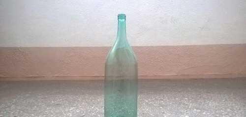 Бутыль старинная Бутылка Четверть 3,5 литра Стекло