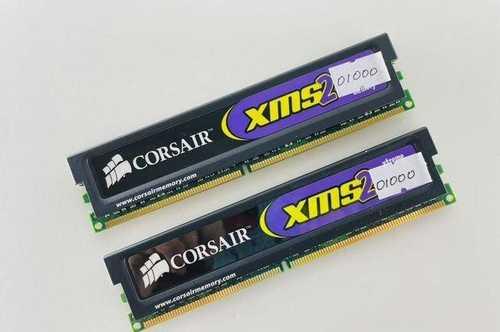 Оперативная память DDR2 1 GB 800 MHz Corsair XMS2