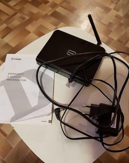 Роутер wi-fi D-link DIR-300 черный