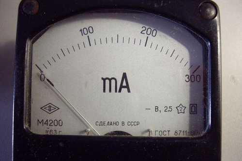 Головка М 4200 (0-300mA)