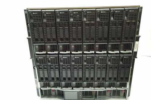 HP BladeSystem C7000 G2 + лезвия HP BL460c Gen8