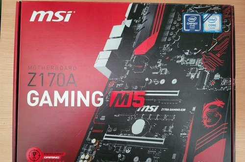 1151 MSI Z170A Gaming M5 Z170 SLI проверка