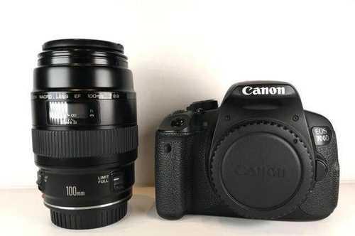 Canon EOS 700D kit EF 100mm 2.8 Macro (A450)