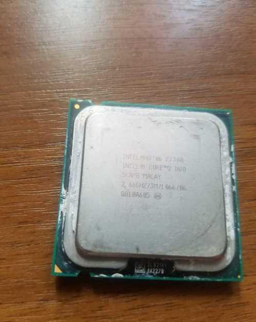 Процессор Intel core 2 duo E7300, 2.66ghz/3m/1066