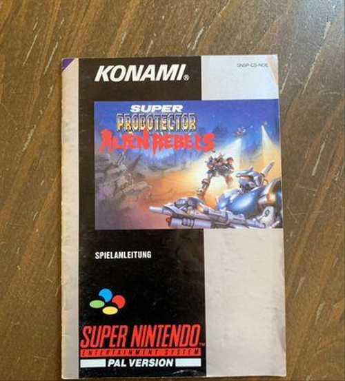 Super Probotector Contra 3 snes мануал | Festima.Ru - Мониторинг объявлений