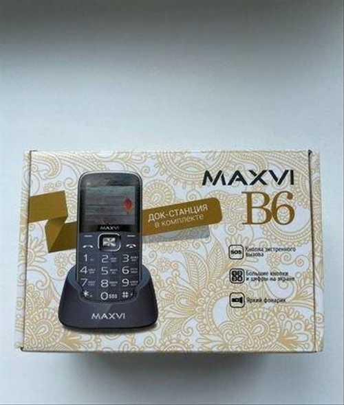 Телефон maxvi B6 фонарь радио