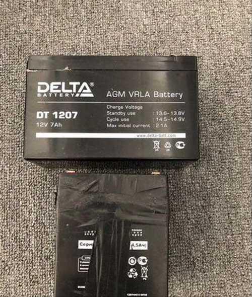 Delta battery DT 1207