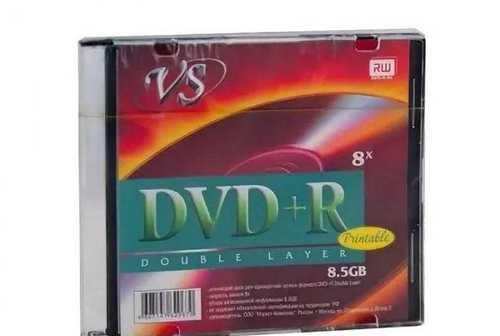 Диски DVD+R VS 8,5 GB 8xDouble Layer Slim Case (1)