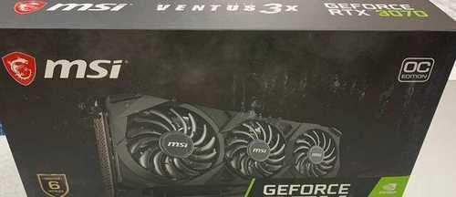 Видеокарта MSI GeForce RTX 3070 Ventus 3X