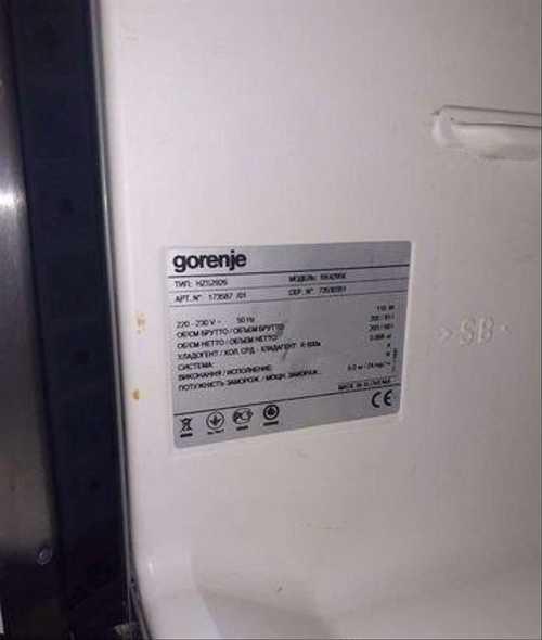 Холодильник gorenje RK4295E