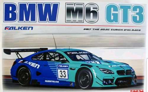 Сборная модель Platz nunu 24002 BMW M6 GT3