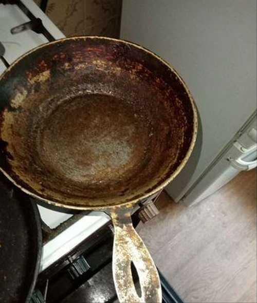 Сковородки чугунные 2 шт, СССР