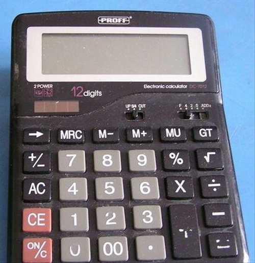 Калькулятор Proff DC-7812