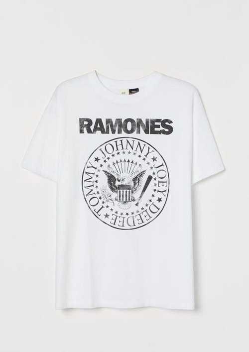 Новая футболка ramones H&M