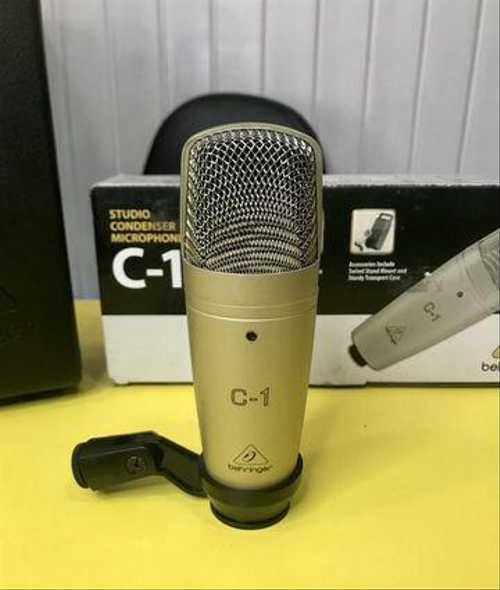 Студийный конденсаторный микрофон Behringer C1