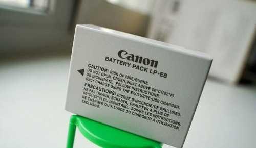 Аккумулятор Canon LP-E8 (оригинал) б/у