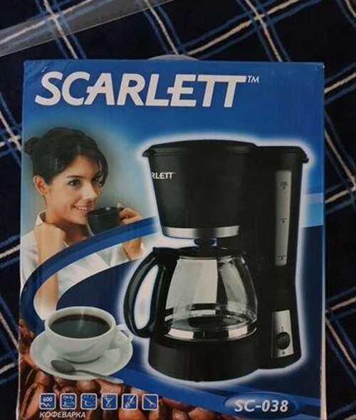 Новая кофеварка капельная Scarlett SC-038