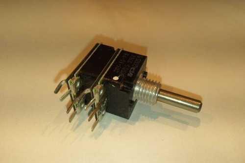 Переменный сдвоенный резистор сп3-33-23