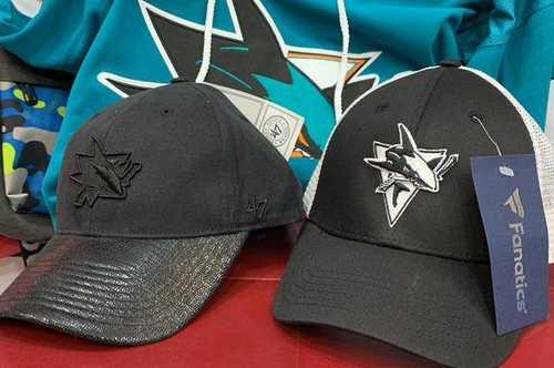 Кепка бейсболка Акулы NHL San Jose Sharks новая