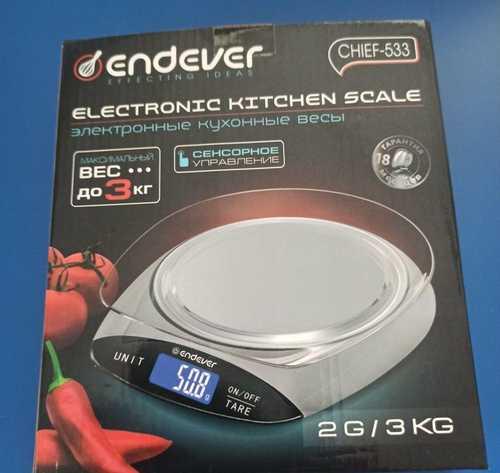 Весы кухонные Endever Chief-533