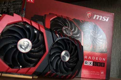 Видеокарта MSI RX 580 Gaming X - 4GB