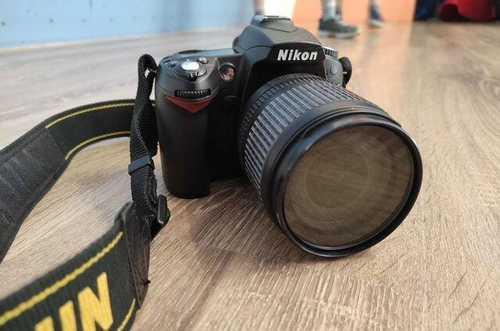 Зеркальный фотоаппарат Nikon D90 +портрет.объектив