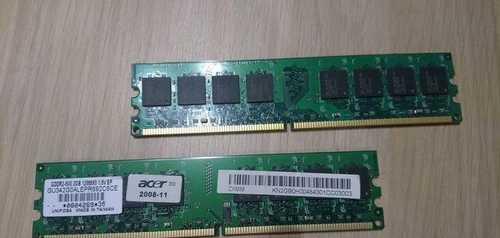 Оперативная память Unifosa 4GB (2х2GB) DDR2