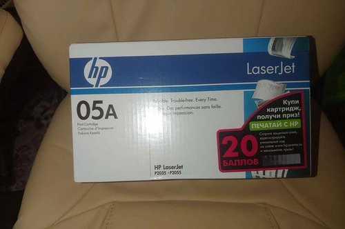 Оригинальный катридж HP 05A CE505A