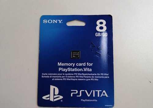 Карта памяти PS vita 8 Гб. Новая