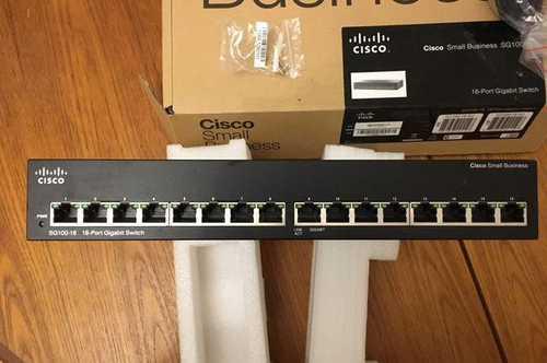 Коммутатор Cisco SG100-16