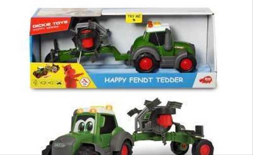 Игрушка Dickie Toys Трактор Happy Fendt с ворошилк