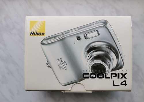 Фотоаппарат Nikon coolpix L4 + чарджер для батарей