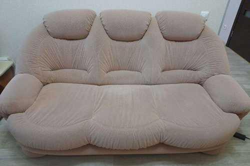 Мягкая мебель бу (диван + 2кресла)