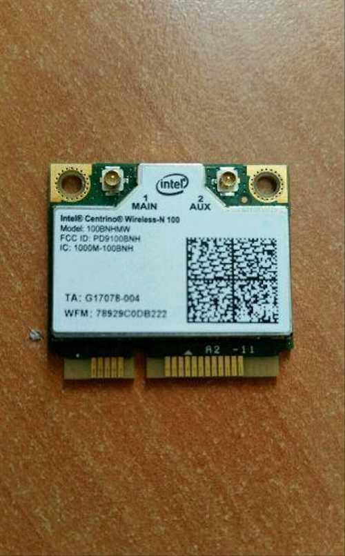 Wi-Fi адаптер для ноута mini PCI