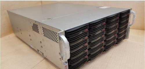 24 дисковый NAS сервер с поддержкой готовых дисков